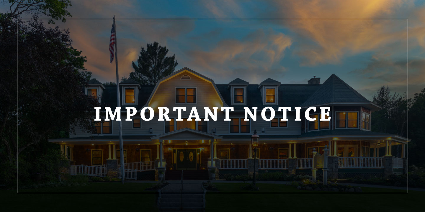 Important Notice | Temporary Closure